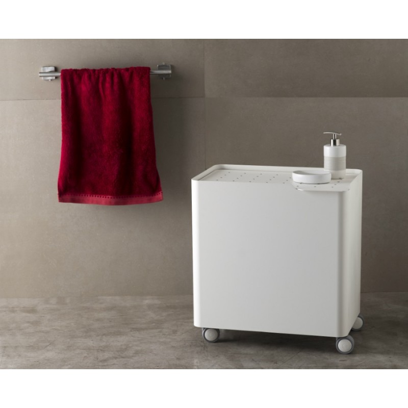 Cos de rufe cu roti, DON HIERRO, LUCCA, Otel, 56 cm x 59 cm x 34 cm ...