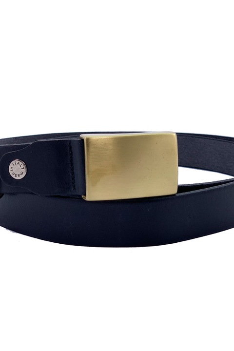 Мъжки колан Kampol Модел 92050-12, Естествена кожа, Черен, 48-120см, Широчина 28 мм, Произведено ...