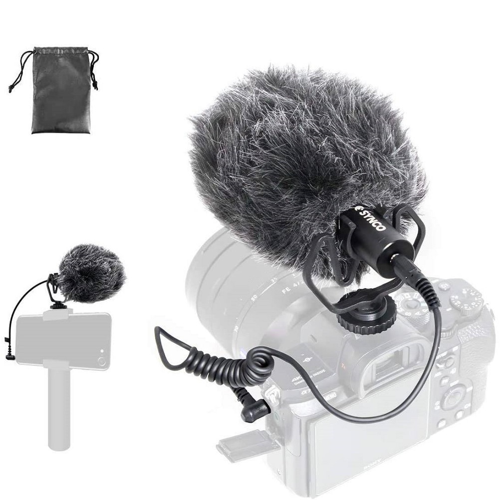 Microfon Camera Mic-M1 SYNCO Jack 3.5mm, Cardioid, Negru - eMAG.ro