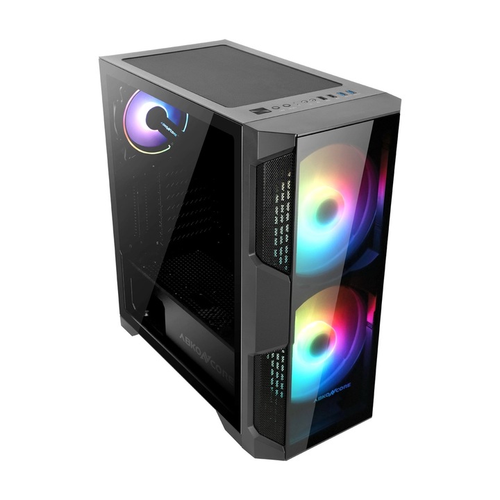 Sistem Gaming Helios 500G, AMD Ryzen 7 3800x, 3.90GHz, 16GB RAM DDR4 ...