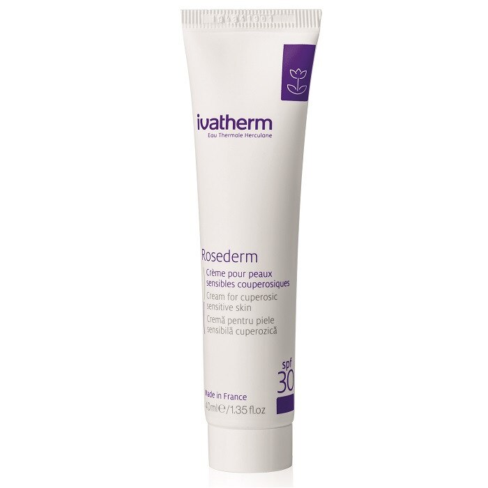 Ivatherm Rosederm Cuperose krém, SPF 30, érzékeny bőrre, 40 ml - eMAG.hu