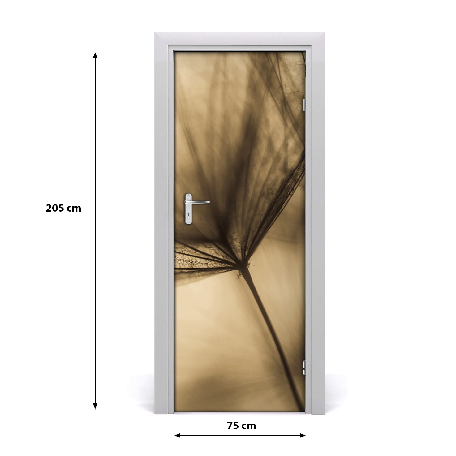 Stickere decorative, Tulup, Autocolante pentru usi, model seminte de ...