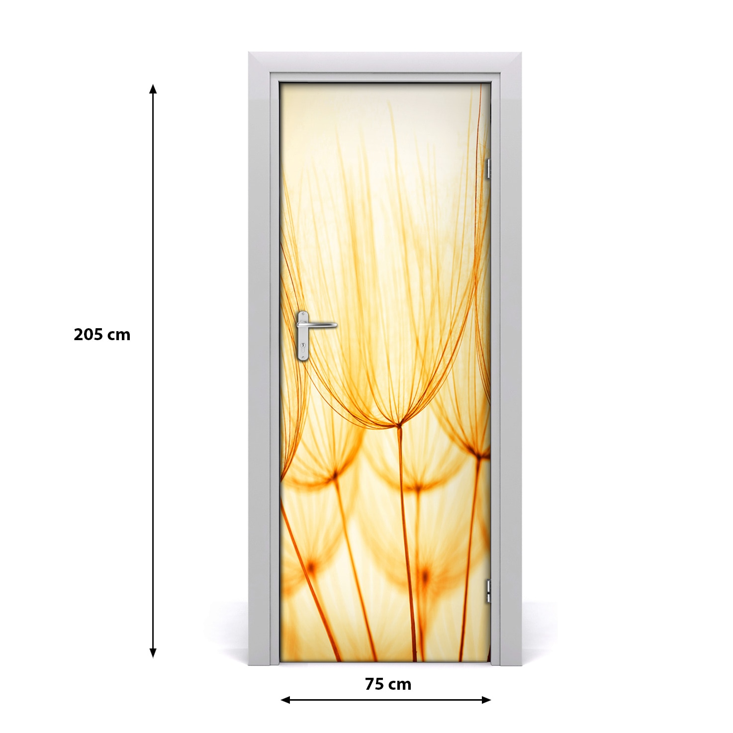 Stickere decorative, Tulup, Autocolante pentru usi, model seminte de ...