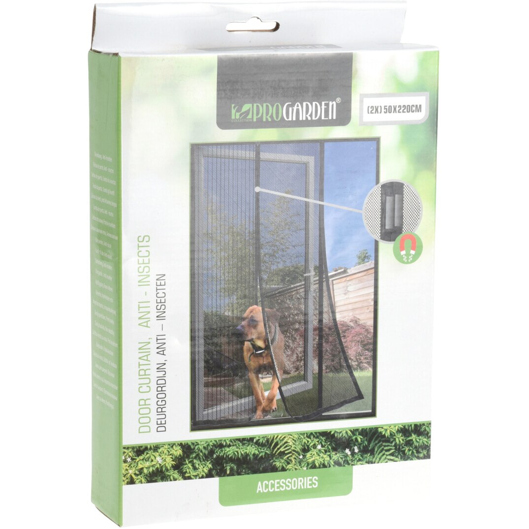 Plasa protectie insecte pentru usa Progarden, inchidere magnetica, 2buc ...