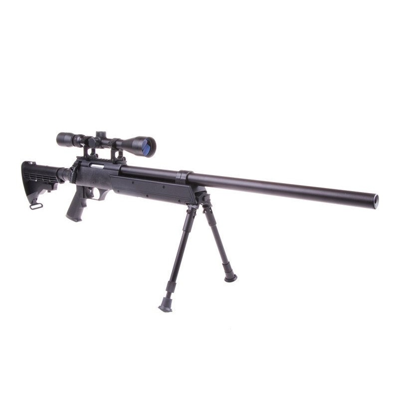 Sniper Airsoft MB06B Set Luneta Si Bipod + Bile - eMAG.ro