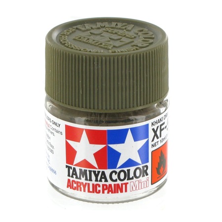 Акрилна боя за моделиране Tamiya 81751 XF-51 Khaki Drab (matt) 10ml TAM ...