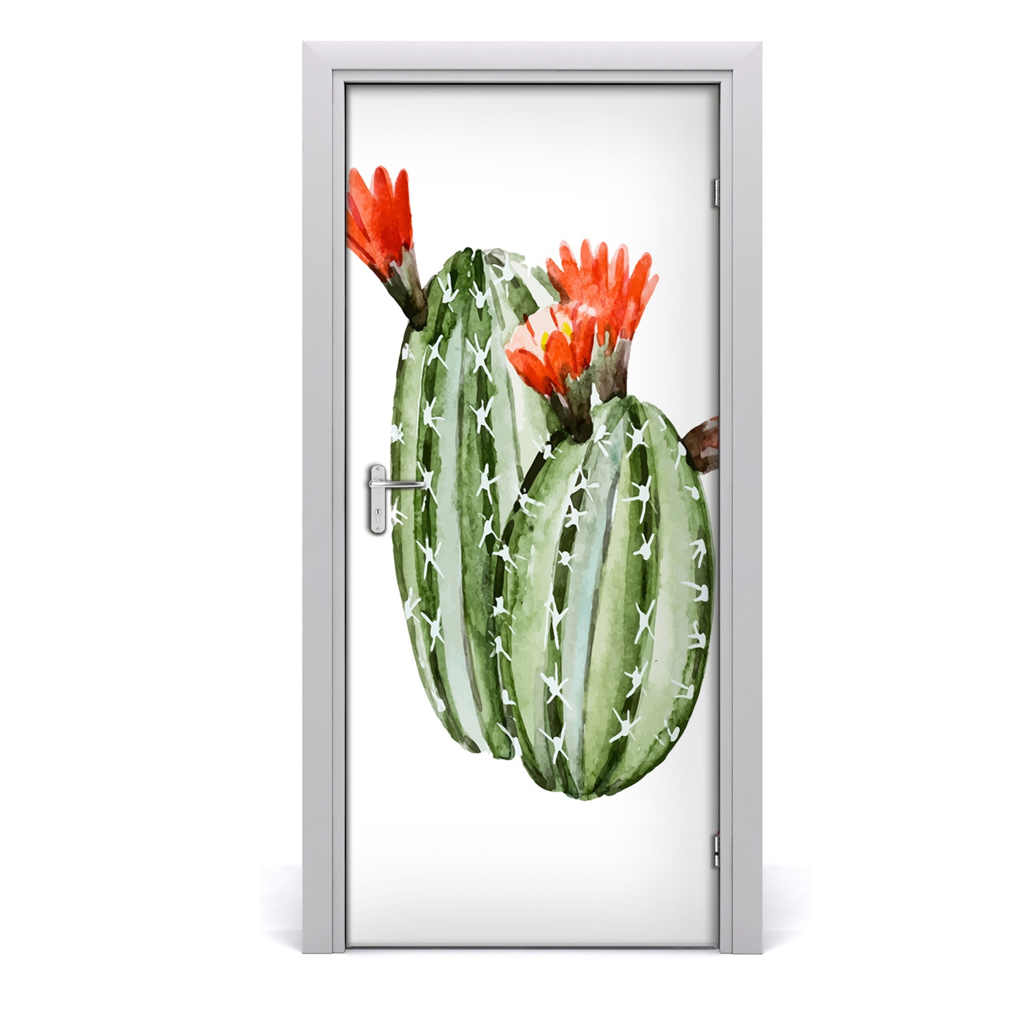 Stickere decorative, Tulup, Autocolante pentru usi, model Furnir adeziv ...