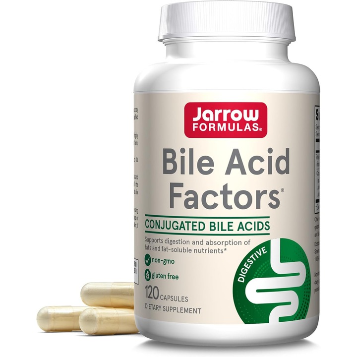 Bile Acid Factors (Saruri Biliare), Jarrow Formulas, 120 capsule - eMAG.ro