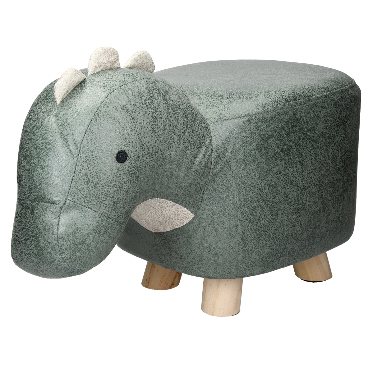 Taburet copii cu aspect de dinozaur, ECD Germany, piele sintetica, 51 x ...