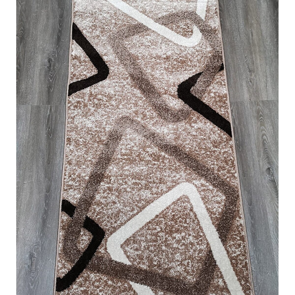 Covor traversa maro 100x250 cm grosime 10 mm, greutate 1,9 kg/mp - eMAG.ro