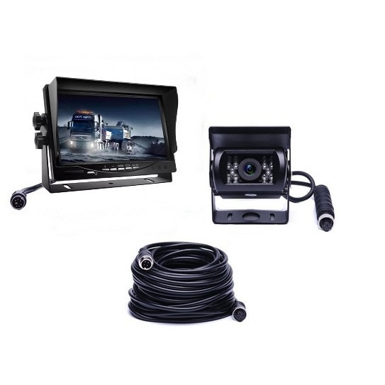 Set Monitor Pentru Vedere Din Spate 7 Inch Ecran Tactil 2 canale ...