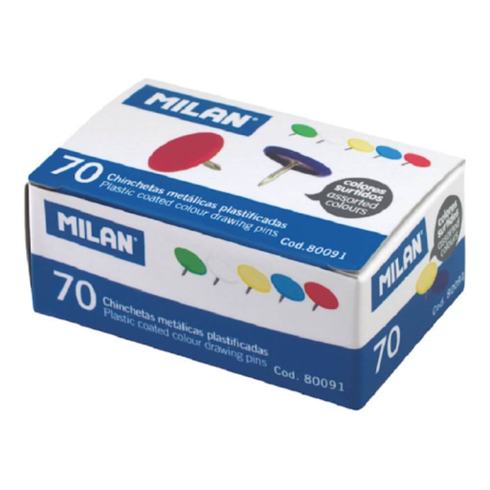 Pioneze Color Milan, 11 mm, 70 Buc/Cutie, Diferite Culori, Pioneza cu ...