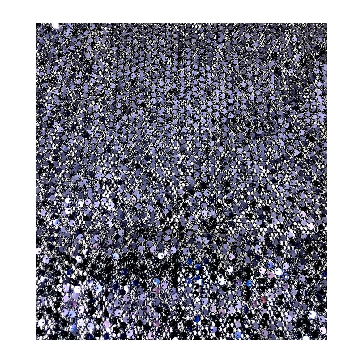 Material textil din plasa cu paiete, bleumarin, 130 x 100 cm - eMAG.ro