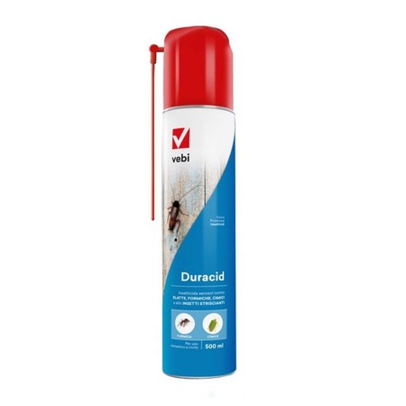 Insecticid aerosol Duracid pentru gandaci de bucatarie, tantari, muste, furnici, 500 ml si sac ...