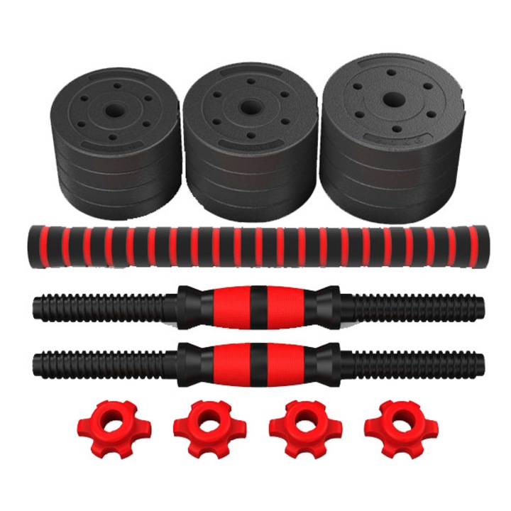 Set gantere reglabile BodyFit® 20 kg - eMAG.ro