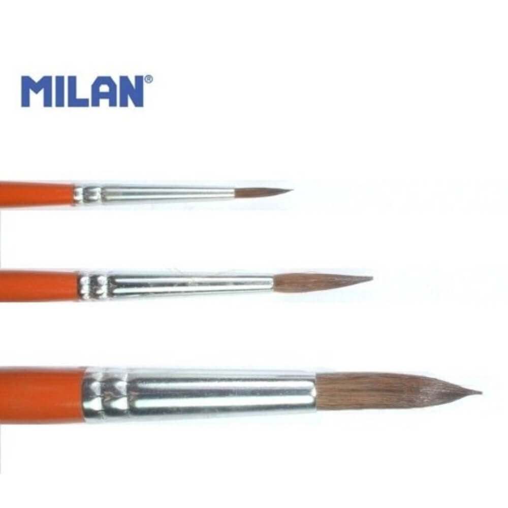 Set 120 Pensule Seria 101 Milan pe Display, Dimensiuni Diferite - eMAG.ro