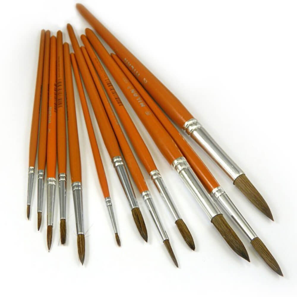 Set 120 Pensule Seria 101 Milan pe Display, Dimensiuni Diferite - eMAG.ro