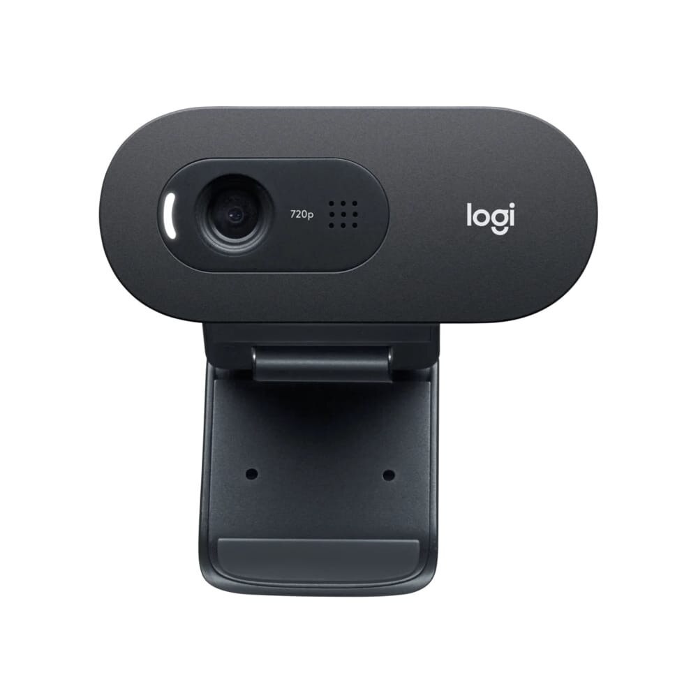 Camera web Logitech, 1280x720px, USB, negru, 2m cablu - eMAG.ro