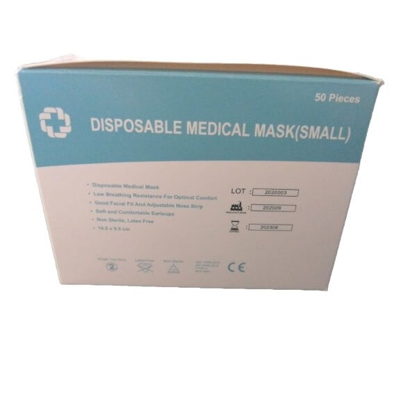 Set 50 masti medicale pentru copii, clasa IIR, BFE >98% - eMAG.ro