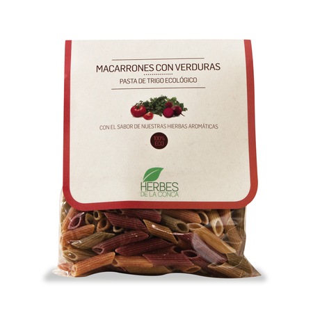 Paste macaroane bio cu legume, De la Conca, 250g - eMAG.ro