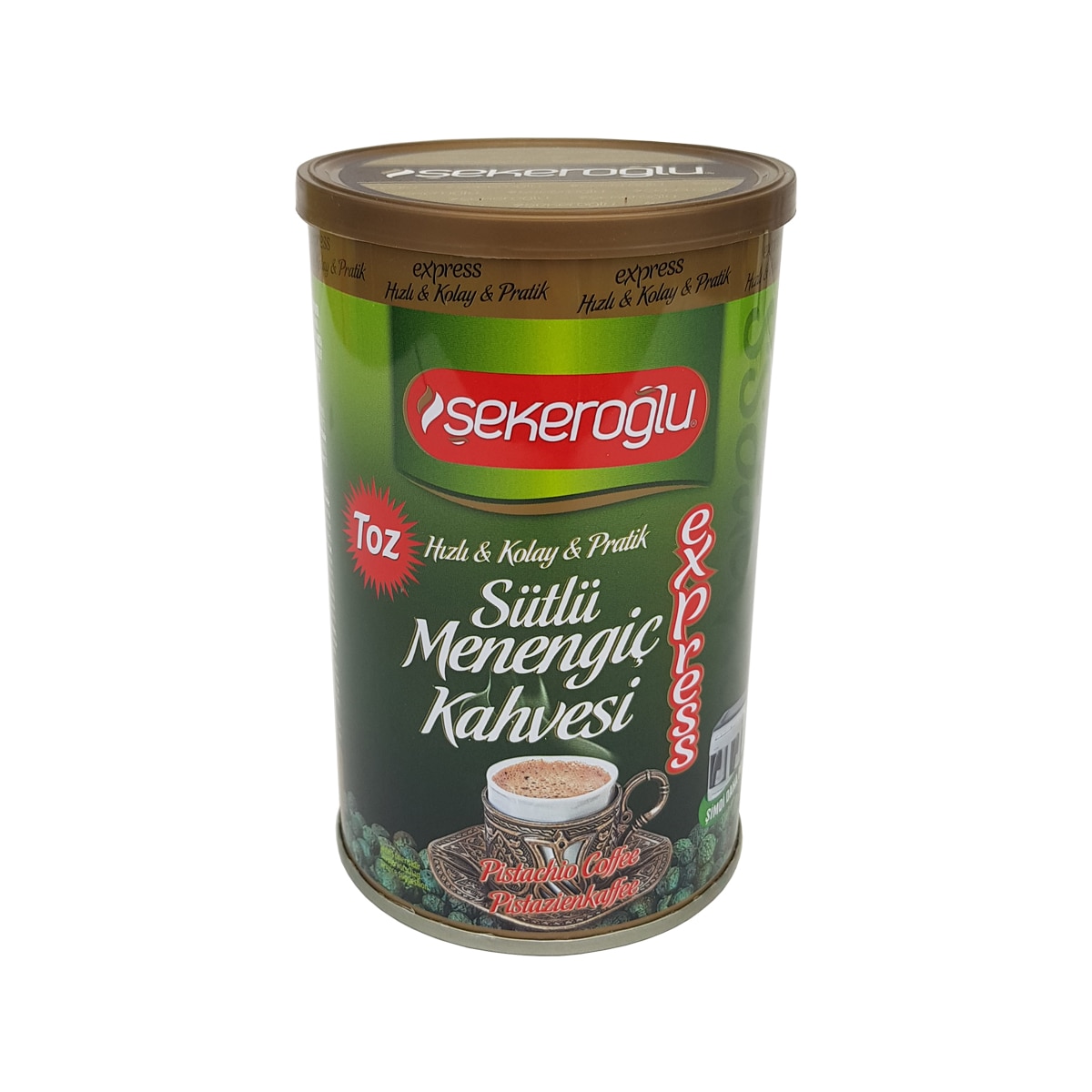 Sekeroglu Menegic őrölt és pörkölt török autentikus kávé tejjel és ...