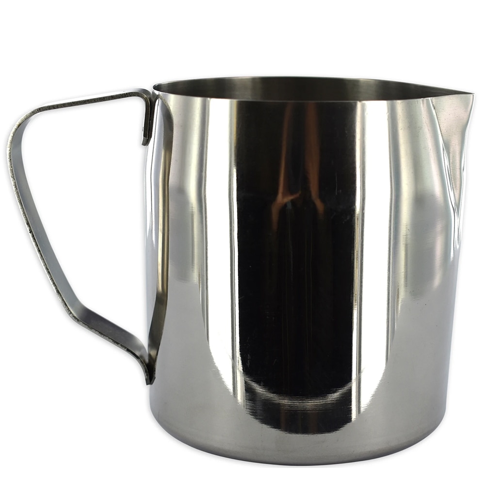 Cana din inox, latiera pentru spumare cu maner, Fackelmann, cana de ...