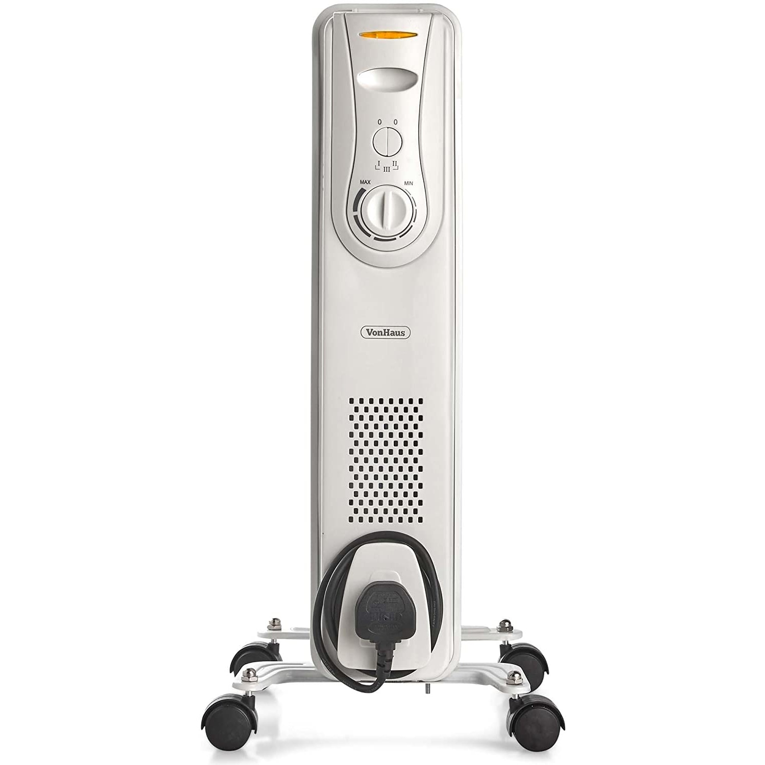 Calorifer electric cu ulei, 7 Elementi VonHaus 2514046, Putere 1500W, 3 ...