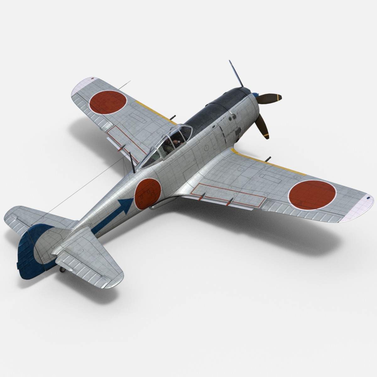 Tamiya Nakajima KI84 IA Hayate ( Франк ) модел на самолет 1:48 TAM ...