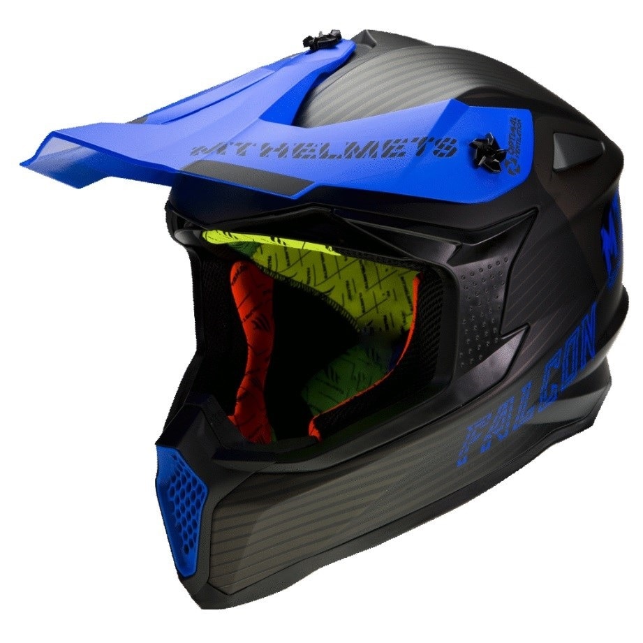 Casca enduro/atv MT Helmet Falcon System Matt Blue, M - eMAG.ro