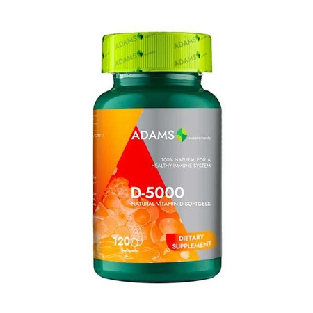 Vitamina D-5000 120 tablete Adams - eMAG.ro