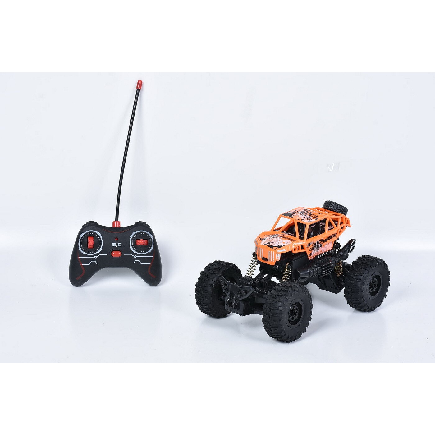 Masinuta Cu Radiocomanda Rock Cu Roti Mari Scara 1 La 18 - eMAG.ro