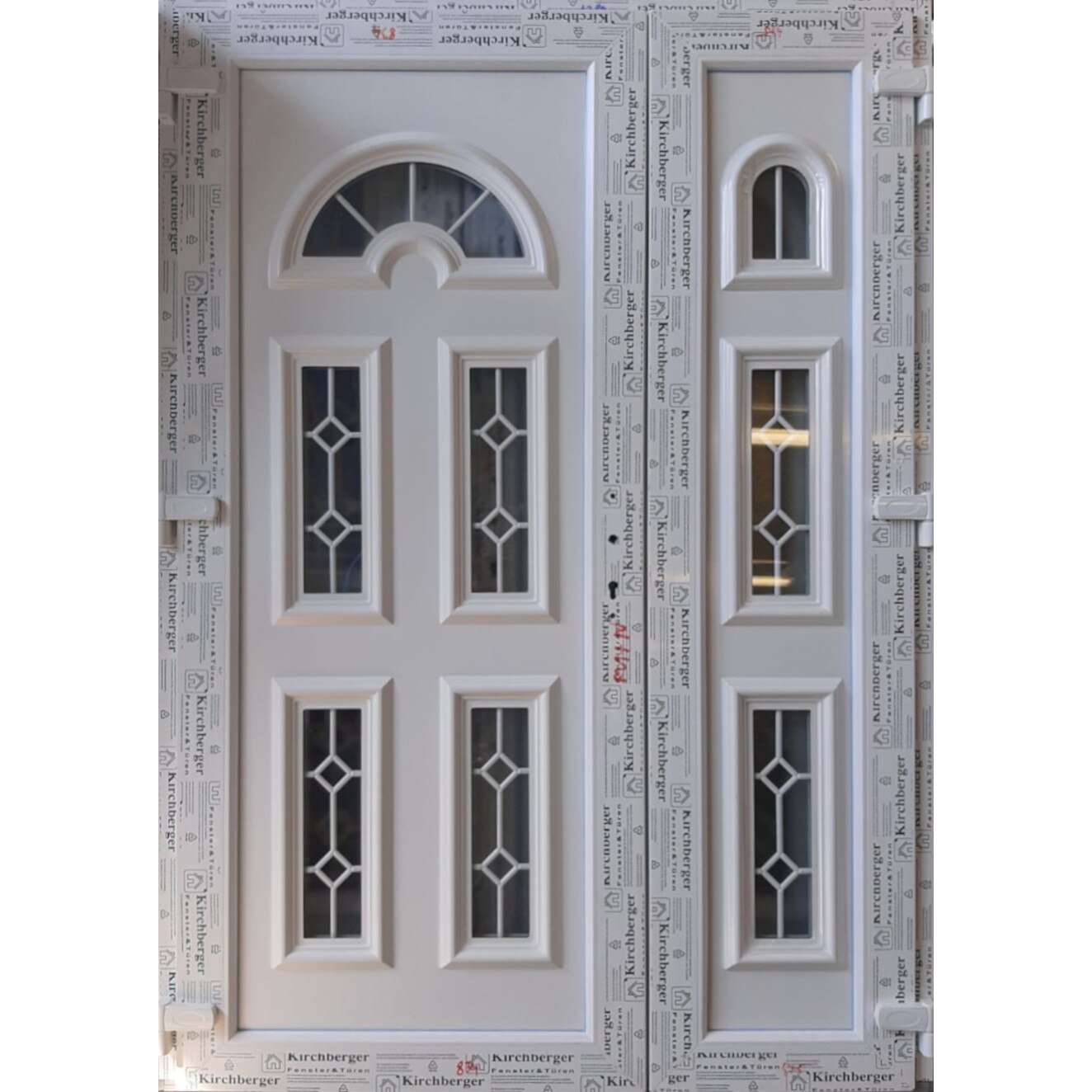 Usa de intrare, termopan, model London Kira Big white 130x200 - eMAG.ro