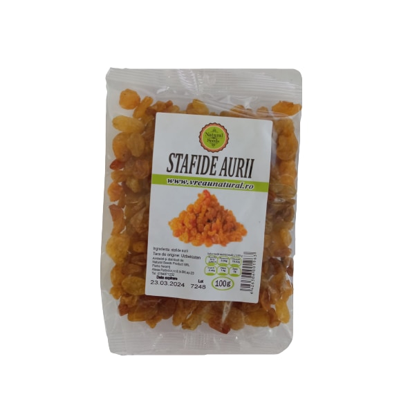 Stafide aurii 100gr, Natural Seeds Product - eMAG.ro