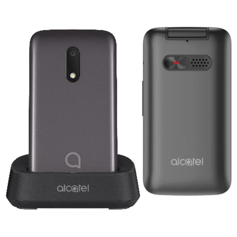 Telefon mobil Alcatel 3026, Single Sim, 3G, 2.8 inch, Metallic Gray ...