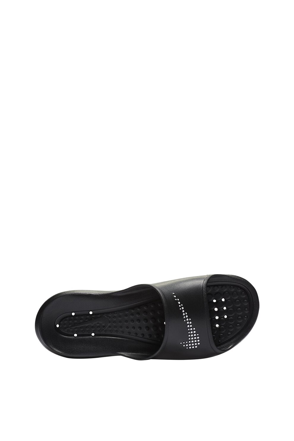 Nike, Papuci de cauciuc Victori One Shower, Alb, Negru, 10 - eMAG.ro