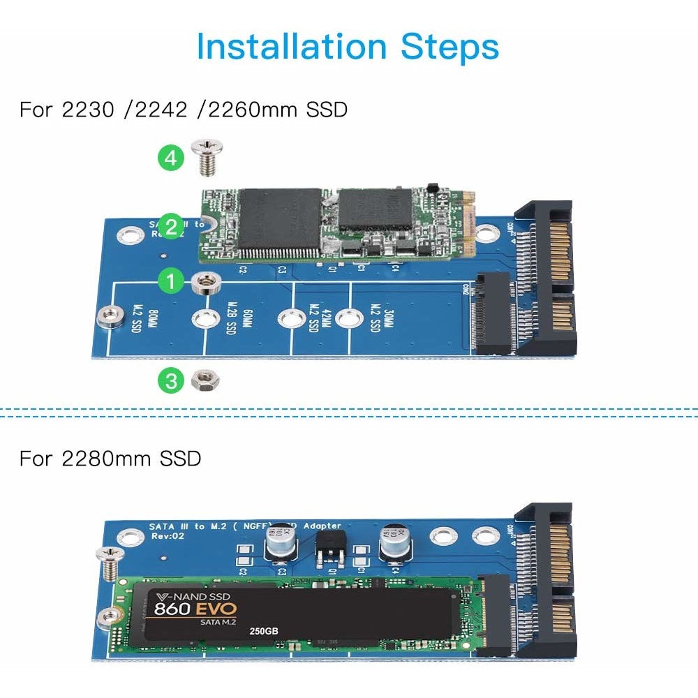 Adaptor, NEXT, SSD M.2 (M2) la conector SATA 3.0 de 2,5" - eMAG.ro
