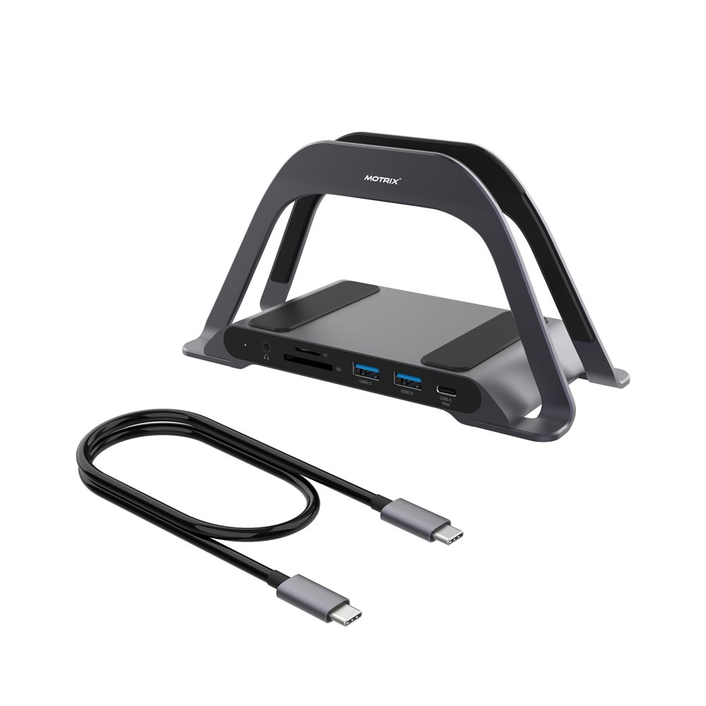 Hub USB Motrix® Type-C Docking Stand pentru MacBook 1 x HDMI, 1 x RJ45 ...