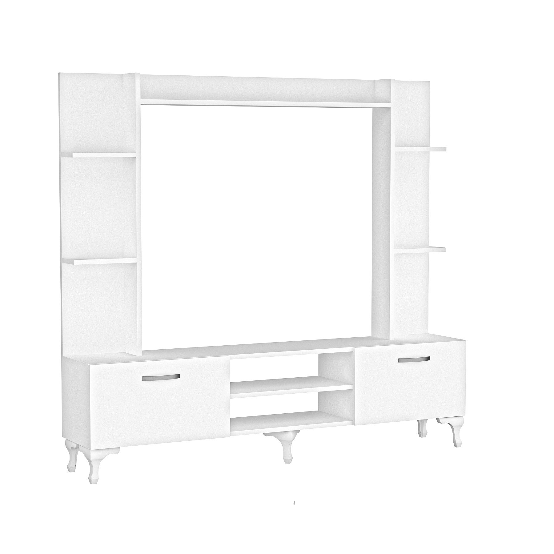 Mobila living alba Reina Homs 150 x 32 x 135 cm - eMAG.ro