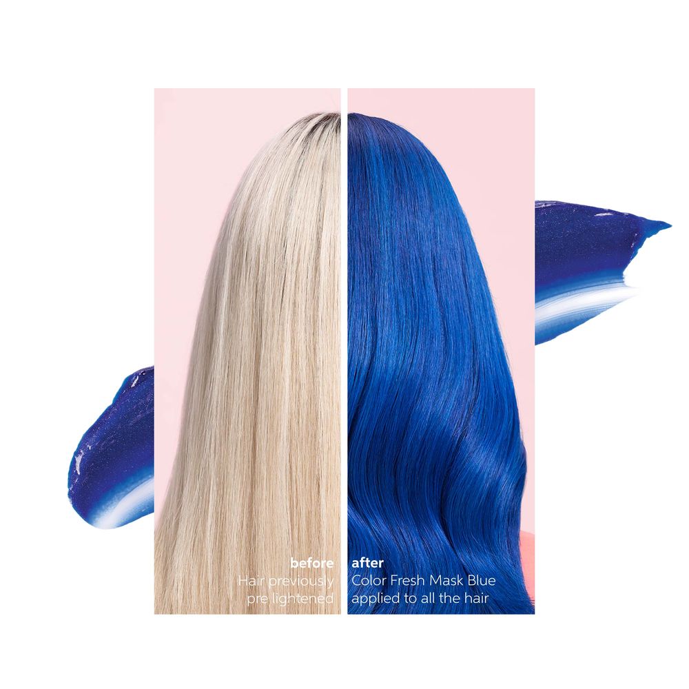 Маска за коса Wella Professionals Color Fresh Mask Blue за руса коса ...