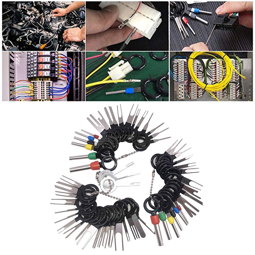 Set 60 bucati extractor de pini din mufe auto, pentru a scoate ...