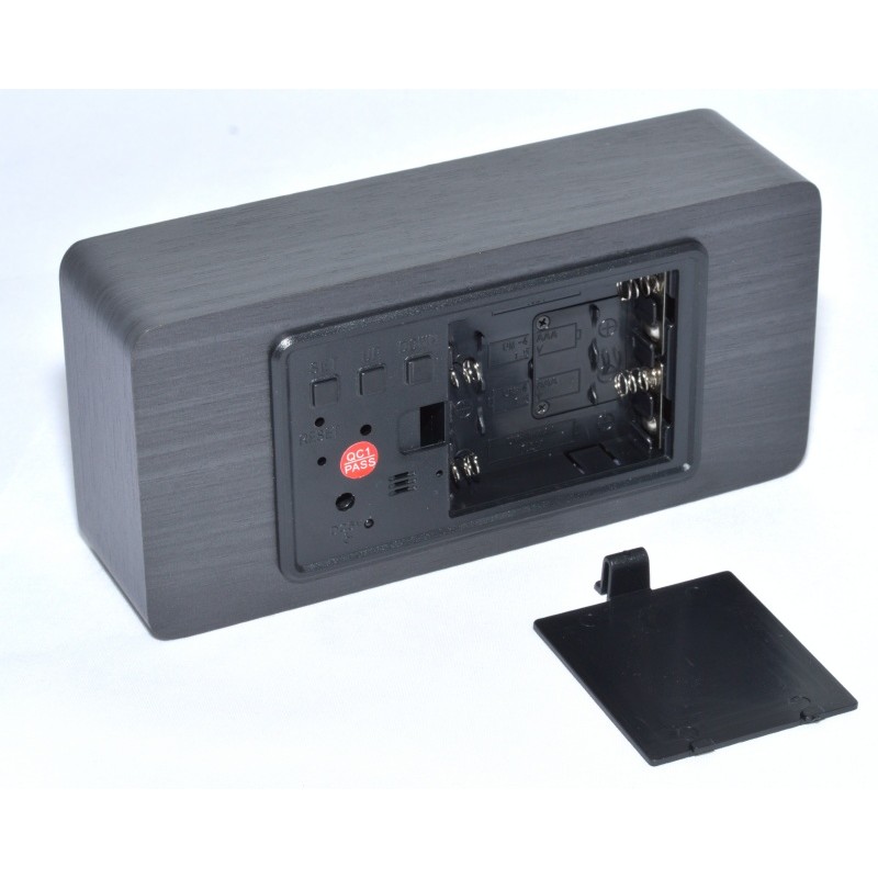 Ceas electronic LED WDR, Afisaj digital, Termometru, Alarma, Senzor de ...