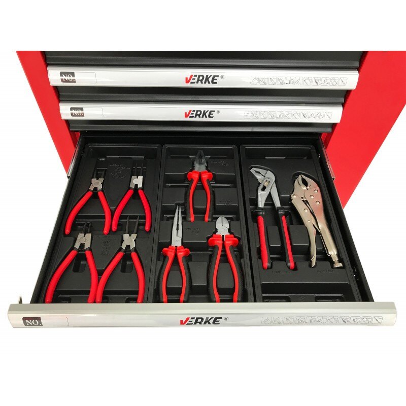 Dulap carucior atelier 7 sertare + dulap chei si unelte 240 piese ...