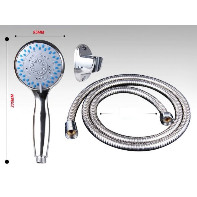 Set dus Shower, Para de dus 5 functii + suport para + furtun dus 1.5 m ...
