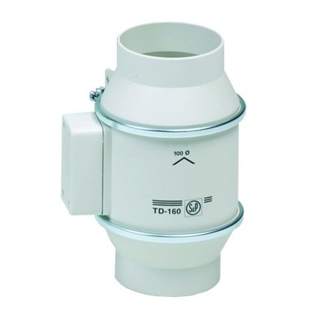 Ventilator de tubulatura in-line Soler & Palau TD-160/100 N Silent ...
