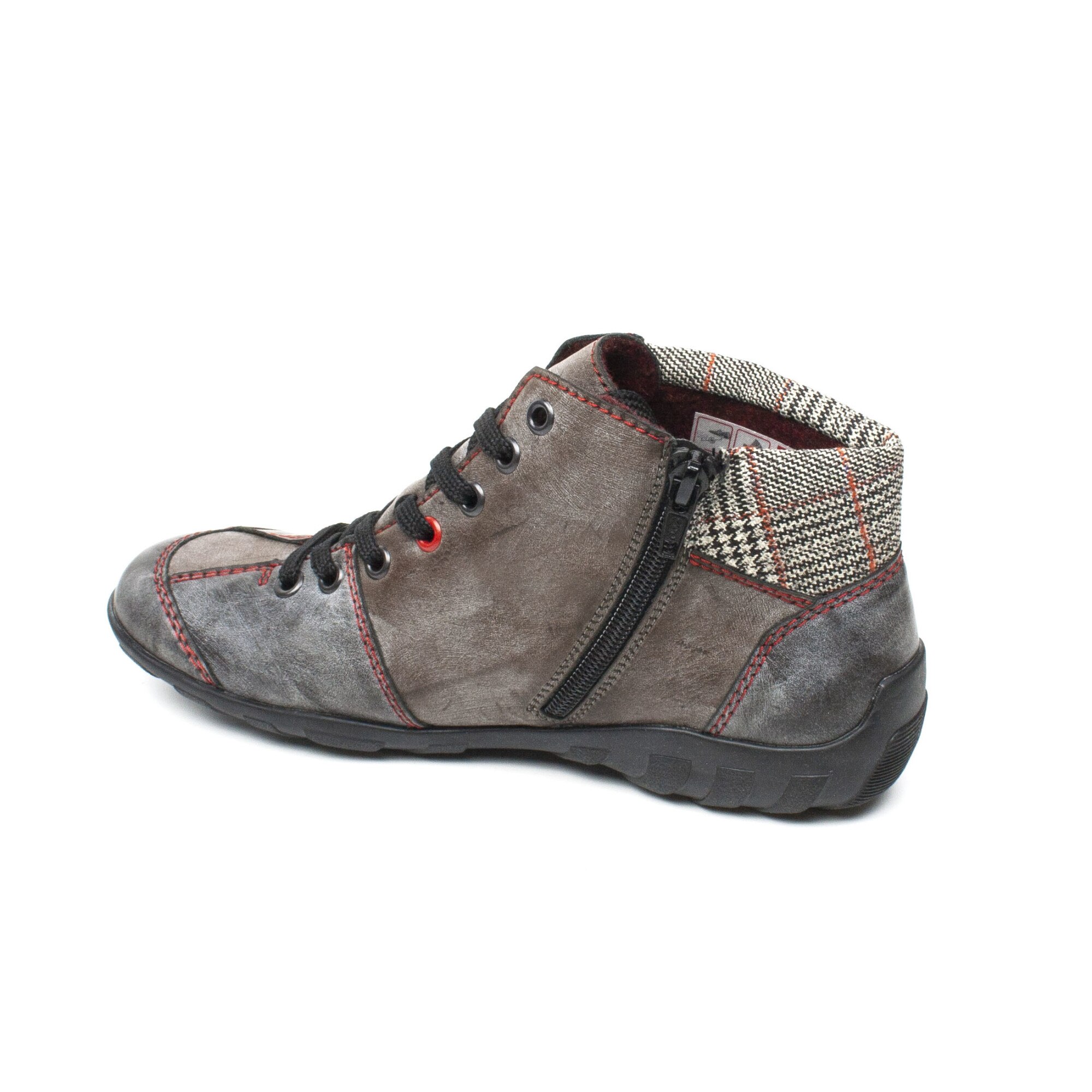 Дамски боти Serbia Kilt, Rieker, Сив, 39 EU - eMAG.bg