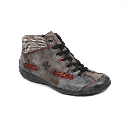 Дамски боти Serbia Kilt, Rieker, Сив, 39 EU - eMAG.bg