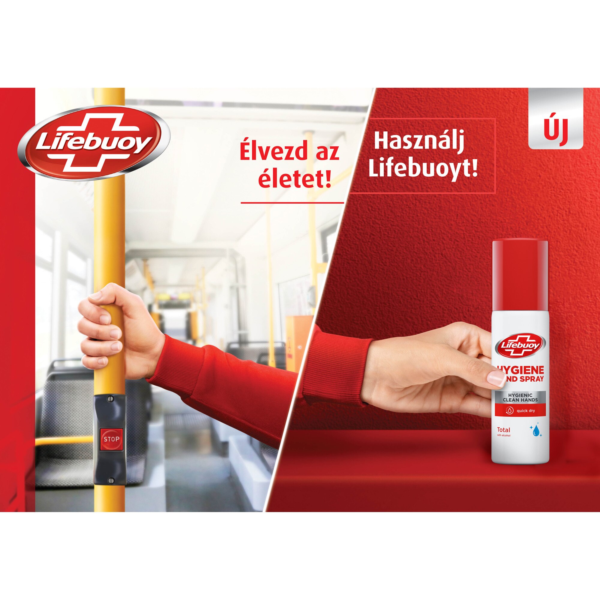 Lifebuoy Total higiénikus kéz spray antibakteriális összetevőkkel, 75 ...