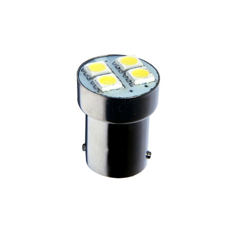 LED крушка за кола 2w G18-4SMD 5050 6400k, бяла светлина kmt/611 - eMAG.bg