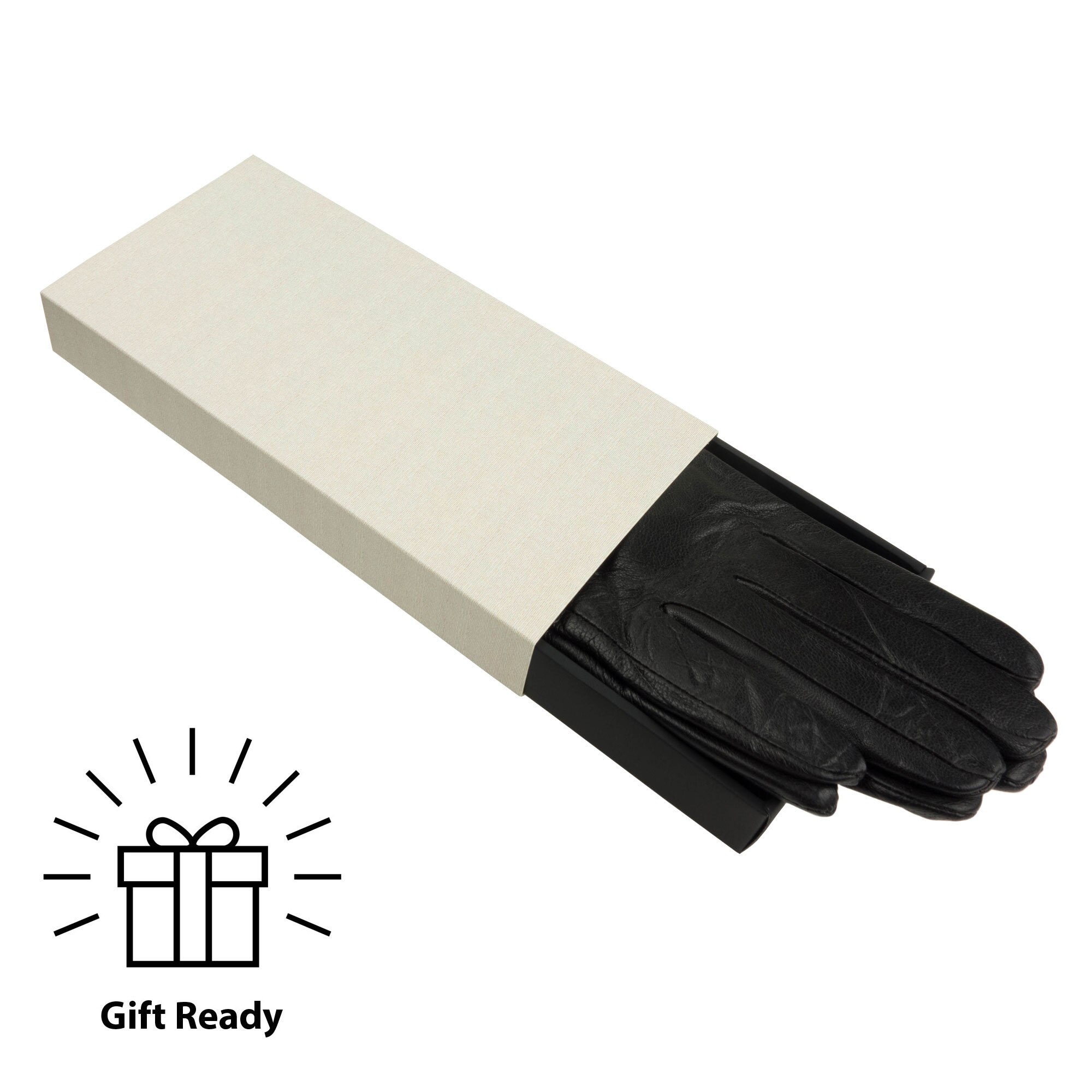 Manusi dama, cu degete,Tita, din piele naturala, cu captusala imblanita ...