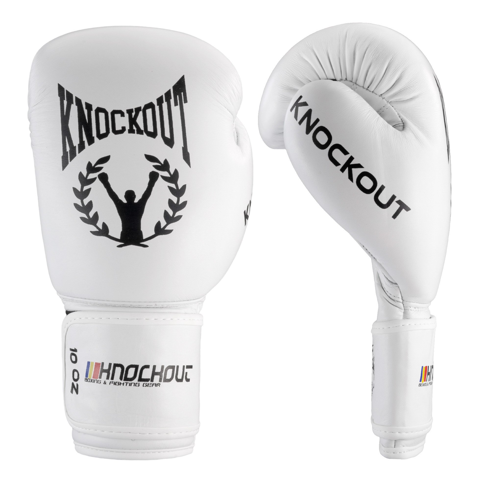 Manusi box Knockout Basic - 10OZ, White - eMAG.ro